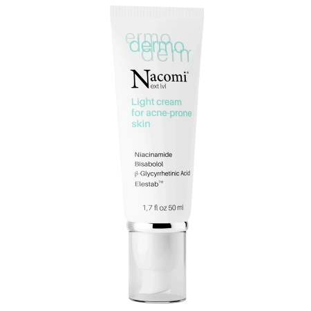 Nacomi - Dermo - Light Cream for Acne-Prone Skin - Lehký krém pro ...